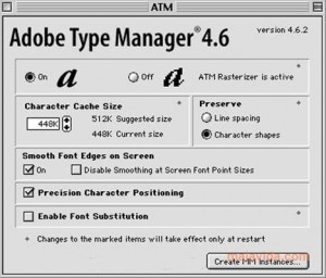 Adobe Type Manager 4.6.2 – Phần mềm quản lý font từ Adobe – PhongChuViet
